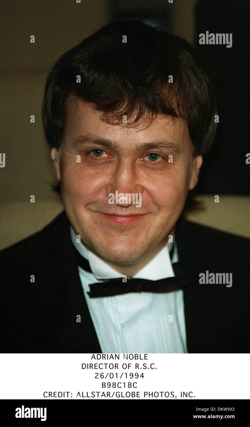 ADRIAN NOBLE.DIRECTOR OF R.S.C.26/01/1994.B98C18C Stock Photo - Alamy