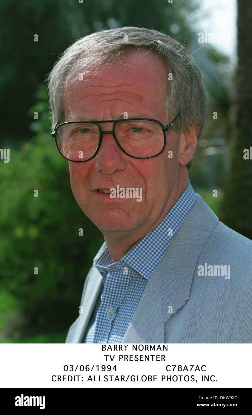 BARRY NORMAN.TV PRESENTER.03/06/1994.C78A7AC Stock Photo - Alamy