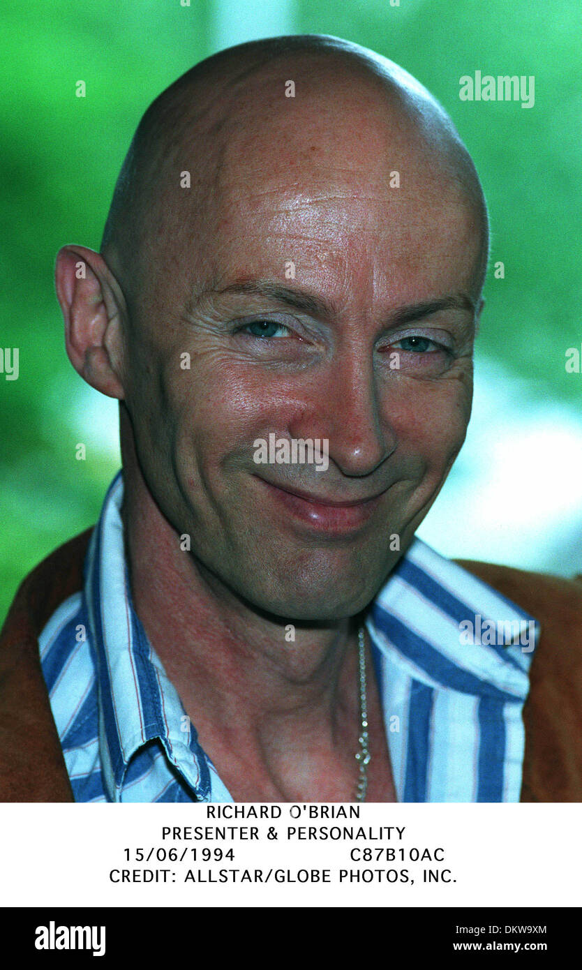 RICHARD O'BRIAN.PRESENTER & PERSONALITY.15/06/1994.C87B10AC Stock Photo ...