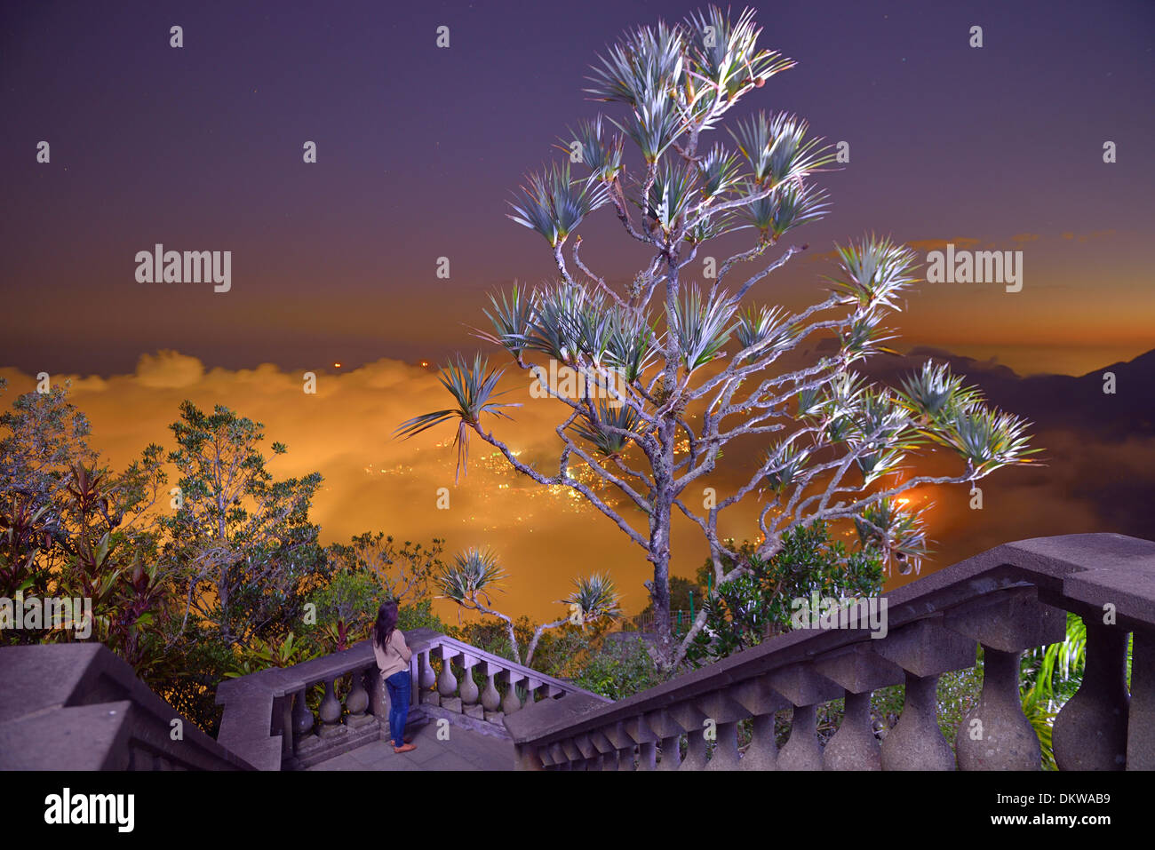 South America, Brazil, Rio de Janeiro, city, Rio, Corcovado, night ...