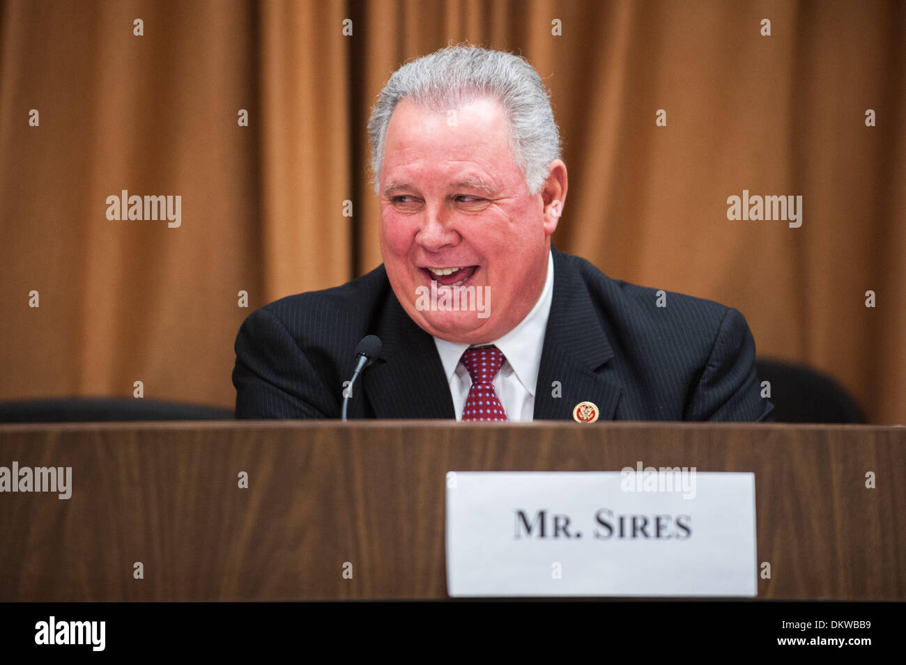 Tucson, Arizona, USA. 9th Dec, 2013. Ranking Member Rep. ALBIO SIRES (D ...