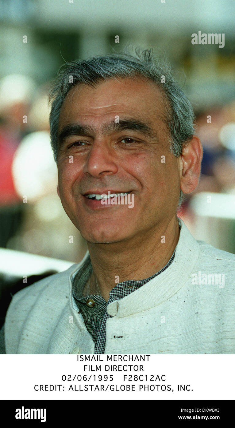 ISMAIL MERCHANT.FILM DIRECTOR.02/06/1995.F28C12AC Stock Photo - Alamy