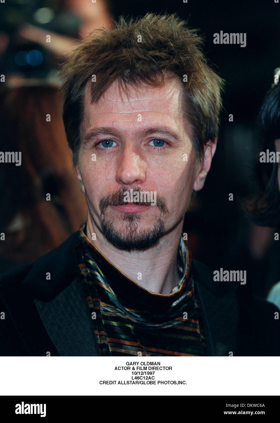 GARY OLDMAN.ACTOR & FILM DIRECTOR.10/12/1997.L46C12AC Stock Photo - Alamy