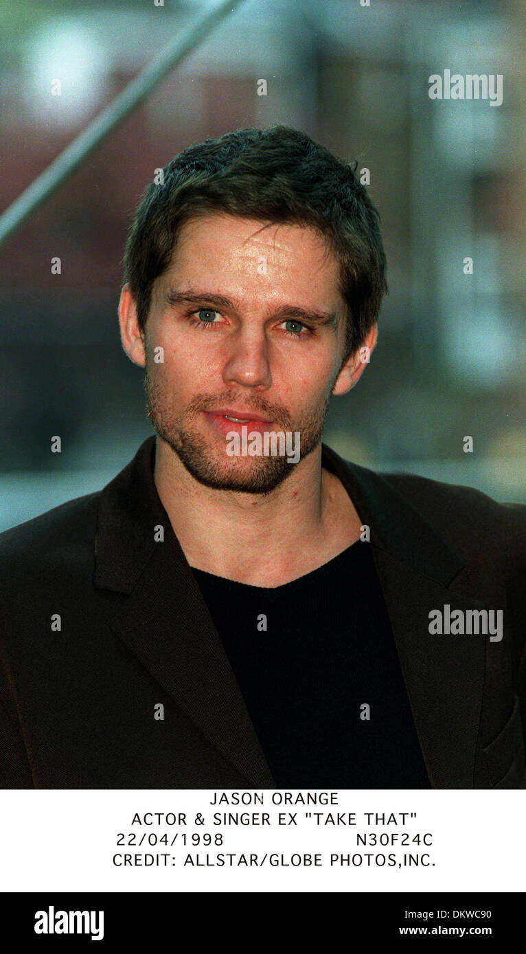 JASON ORANGE.ACTOR & SINGER EX ''TAKE THAT''.22/04/1998.N30F24C Stock ...