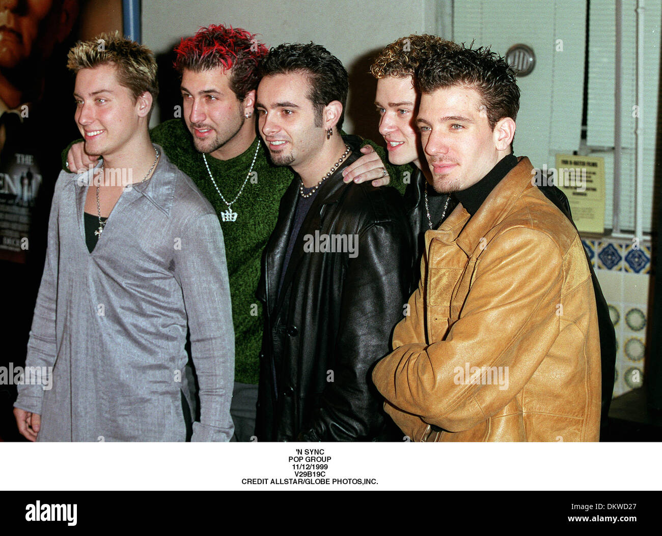 N SYNC.POP GROUP.11/12/1999.V29B19C Stock Photo - Alamy