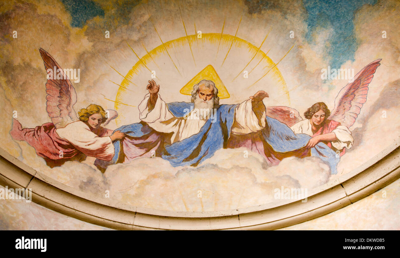 Vienna god creator from apse hi-res stock photography and images - Alamy