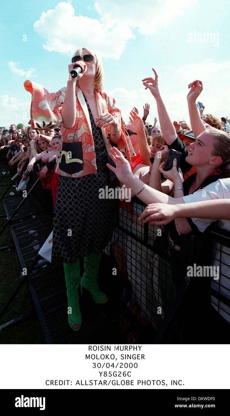 Apr. 30, 2000 - ROISIN MURPHY.MOLOKO, SINGER.30/04/2000.Y85G26C.CREDIT ...