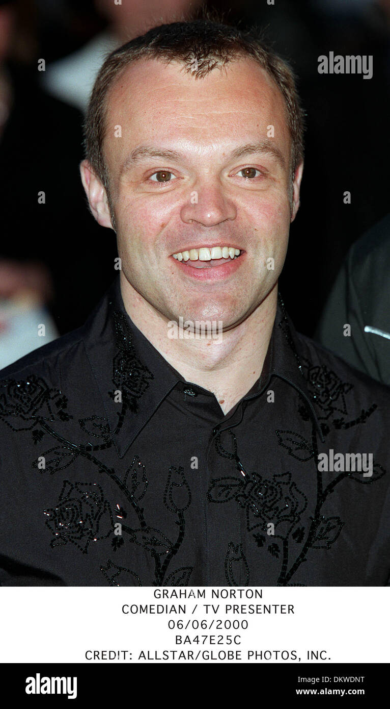 June 6, 2000 - GRAHAM NORTON.COMEDIAN / TV PRESENTER.06/06/2000 ...