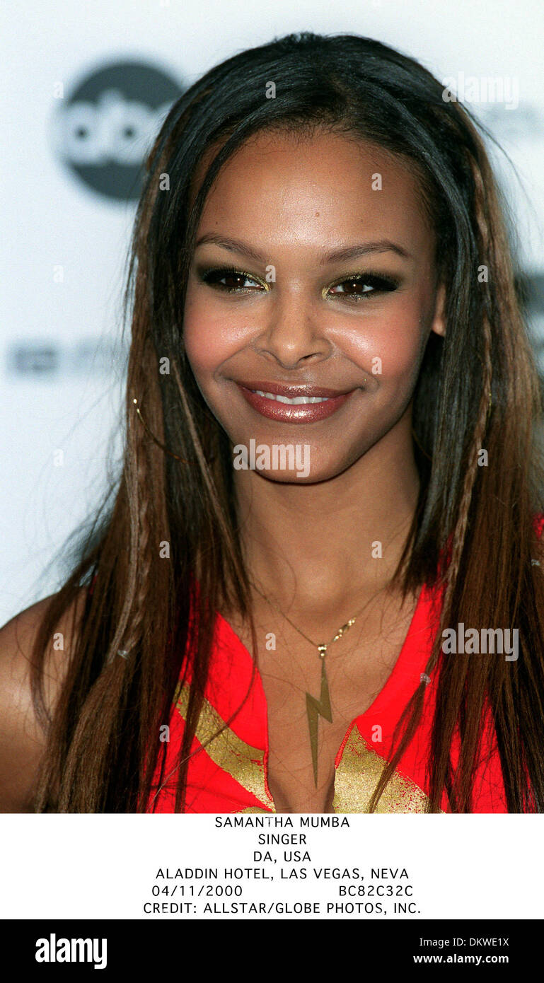 Nov. 4, 2000 - ALADDIN HOTEL, LAS VEGAS, NEVA - SAMANTHA MUMBA.SINGER ...