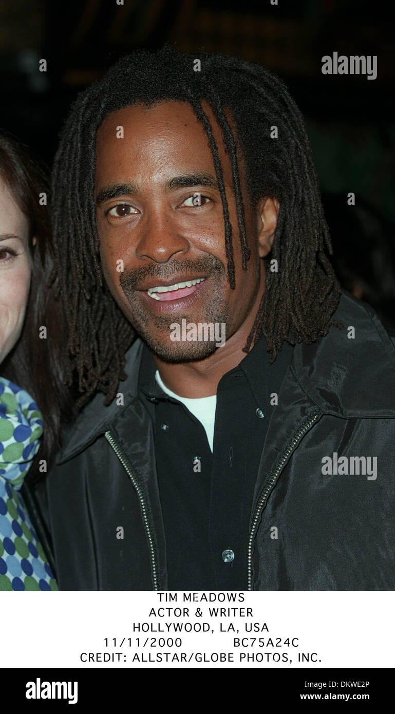 Nov. 11, 2000 - HOLLYWOOD, LA, USA - TIM MEADOWS.ACTOR & WRITER ...