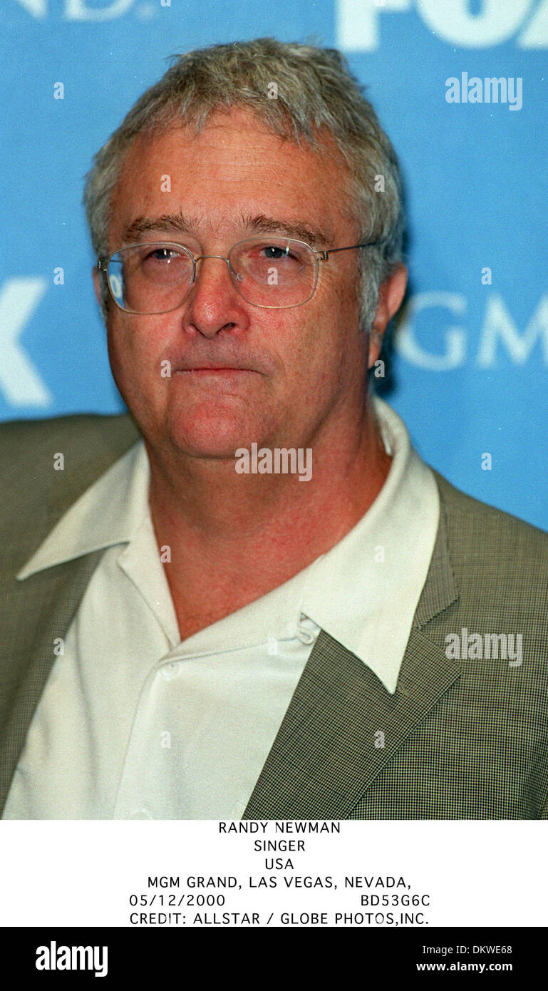 Dec. 5, 2000 - MGM GRAND, LAS VEGAS, NEVADA - RANDY NEWMAN.SINGER.USA ...