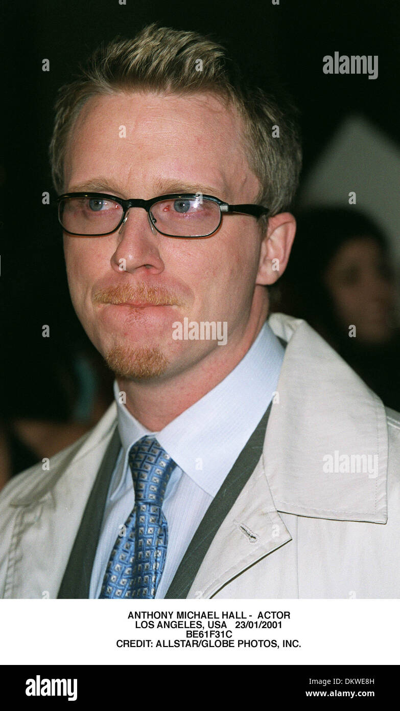 Jan. 23, 2001 - LOS ANGELES, USA - ANTHONY MICHAEL HALL - ACTOR.LOS ...