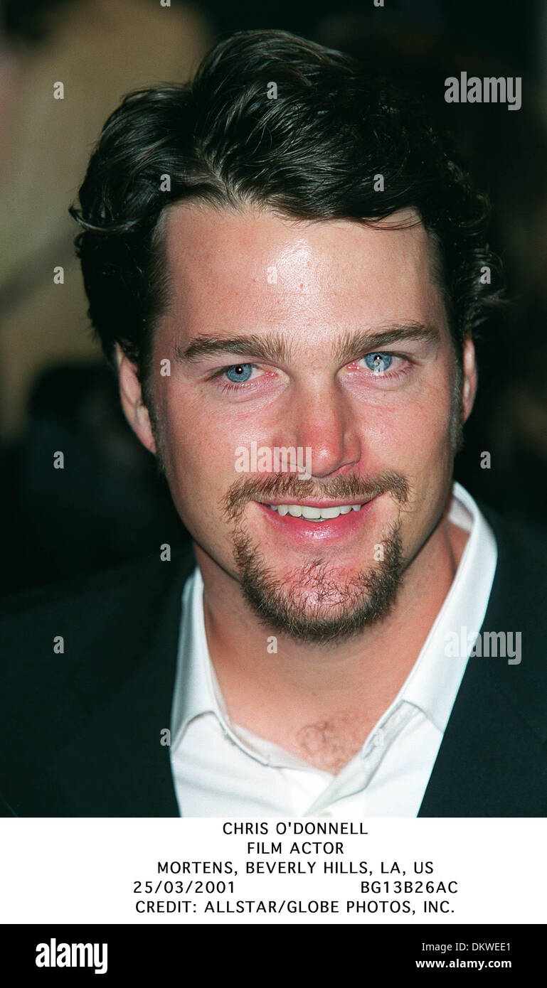 CHRIS O'DONNELL.FILM ACTOR.MORTENS, BEVERLY HILLS, LA, US.25/03/2001 ...