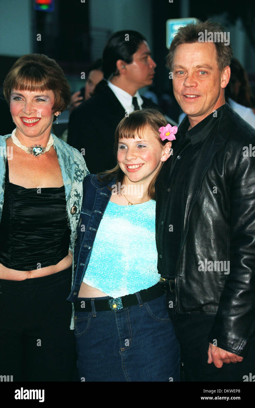 MARK HAMILL, MARI LOU, CHELSEA.ACTOR & WIFE & DAUGHTER.HOLLYWOOD, LOS ...