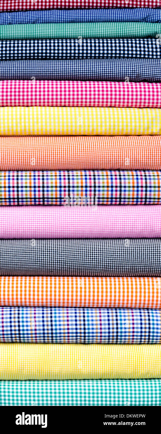 A stack of fabric for sewing or craft Stock Photo - Alamy