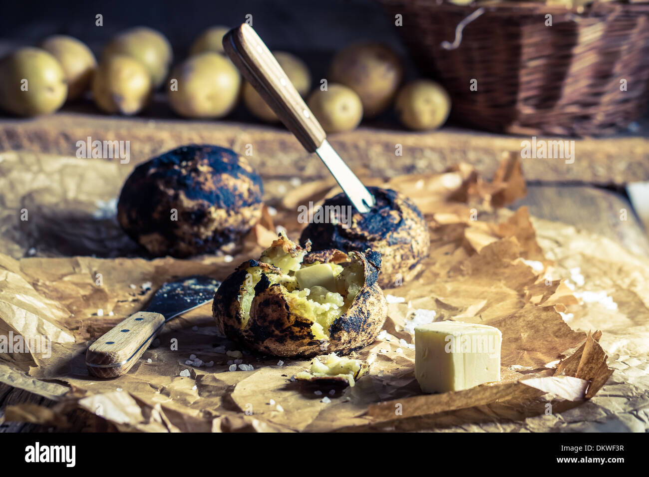Jacked potatoes hi-res stock photography and images - Alamy