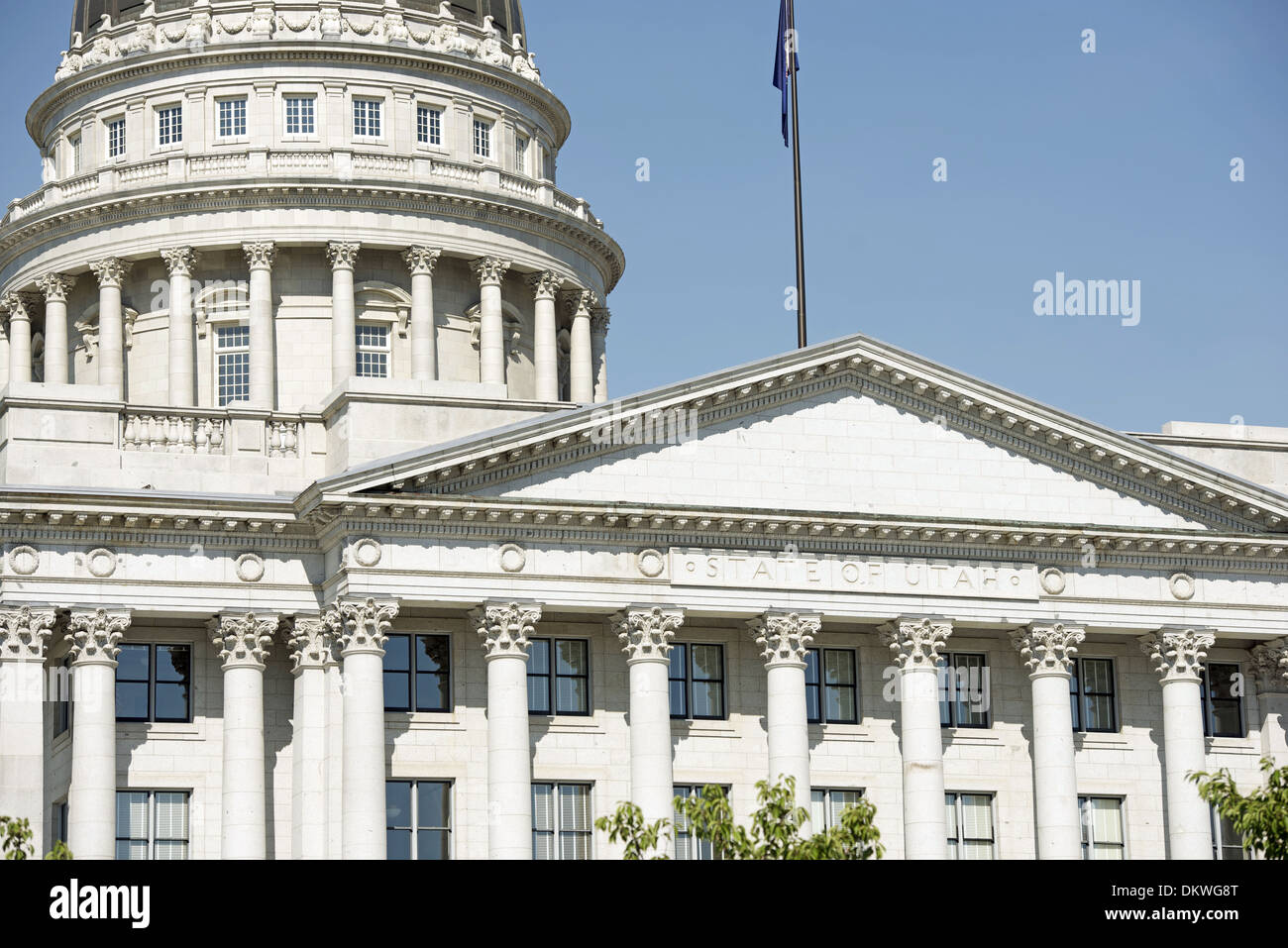 Utah Capitol Building in Salt Lake City, UT, USA. Building Closeup ...