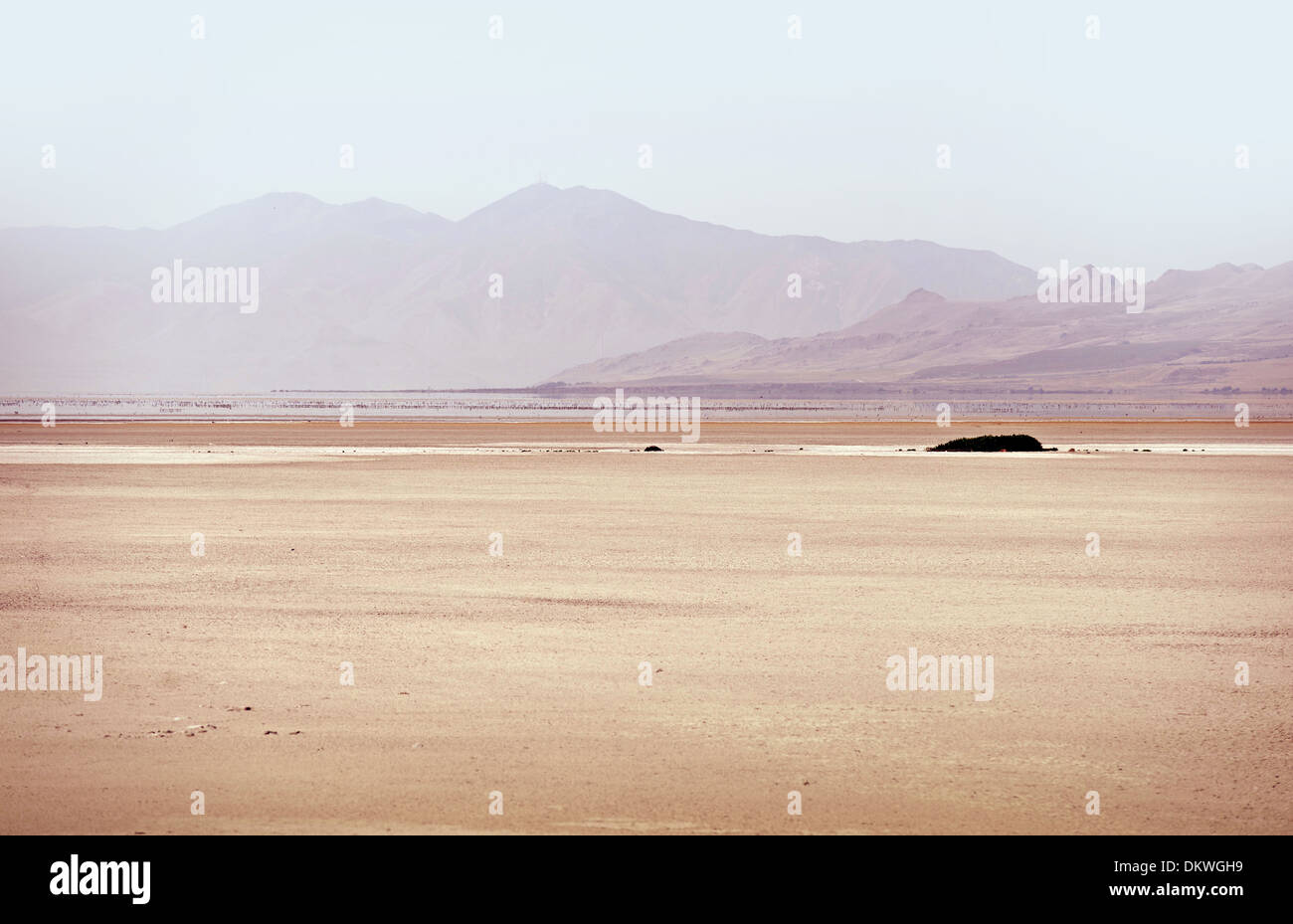 Great Salt Lake Located in Northern Utah State, USA. Salt Lake Panorama ...
