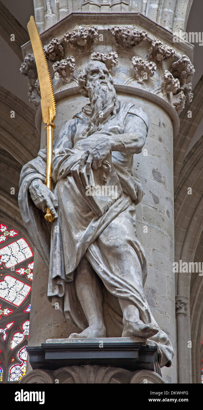 Saint Simon The Apostle Symbol