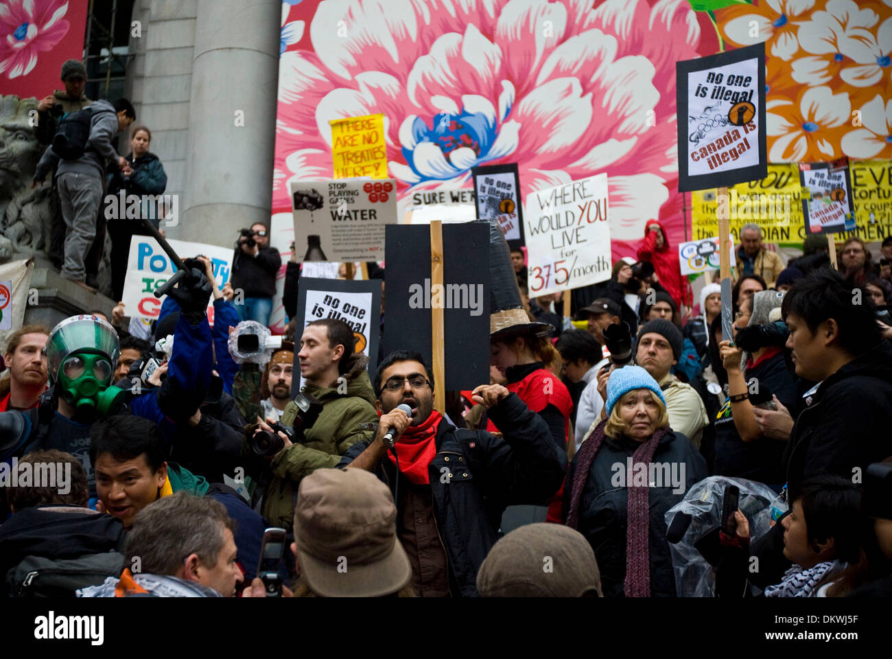 Vancouver olympics protest hi-res stock photography and images - Alamy