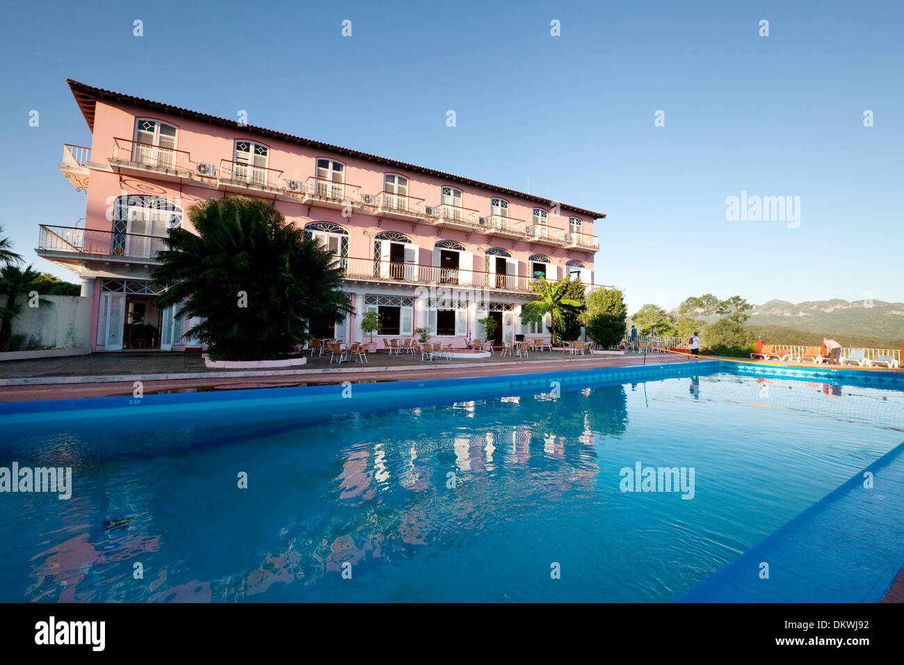 Los Jazmines Hotel, overlooking Vinales valley, Vinales, Cuba Stock ...