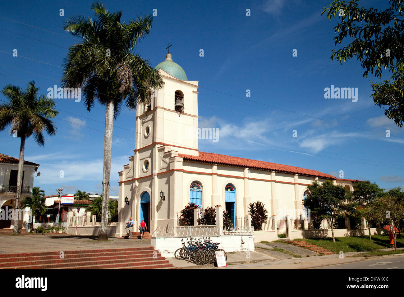 Vinales Church, Vinales town, Cuba, Caribbean Stock Photo - Alamy