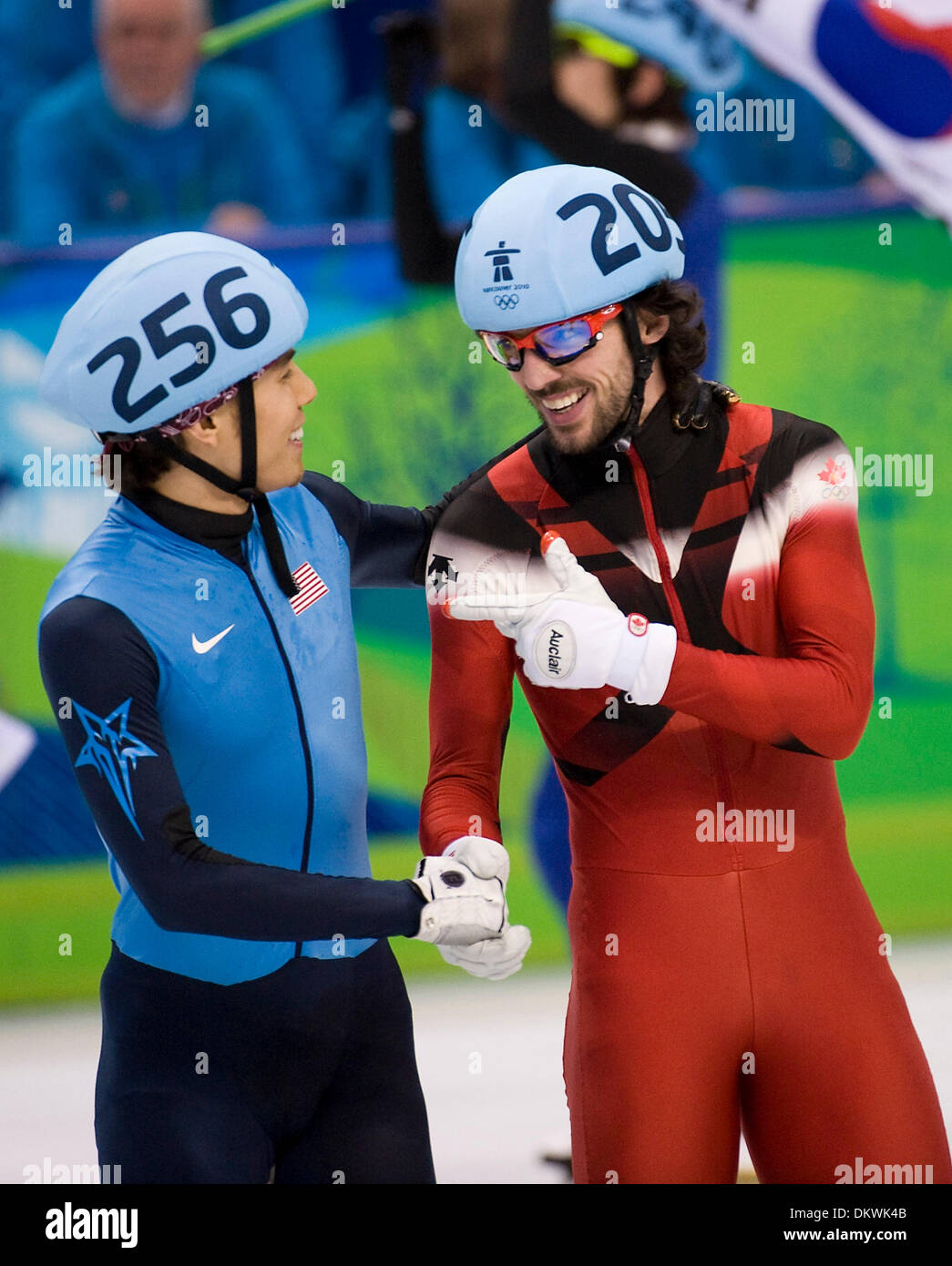 Vancouver olympics speed skating relay hi-res stock photography and ...