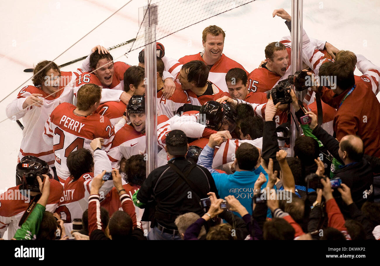 Feb. 28, 2010 - Vancouver, British Columbia, Canada - Canada celebrates ...