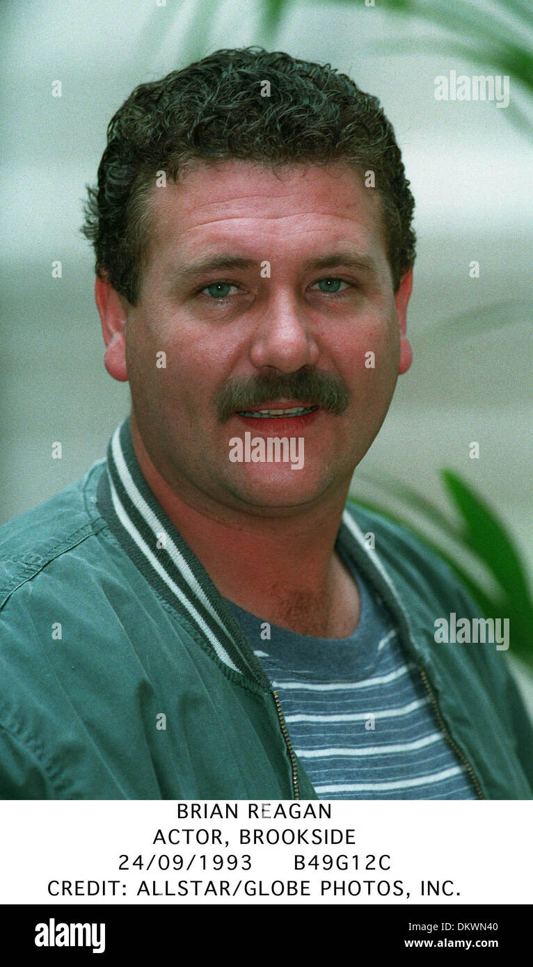 BRIAN REAGAN.ACTOR, BROOKSIDE.24/09/1993.B49G12C Stock Photo - Alamy