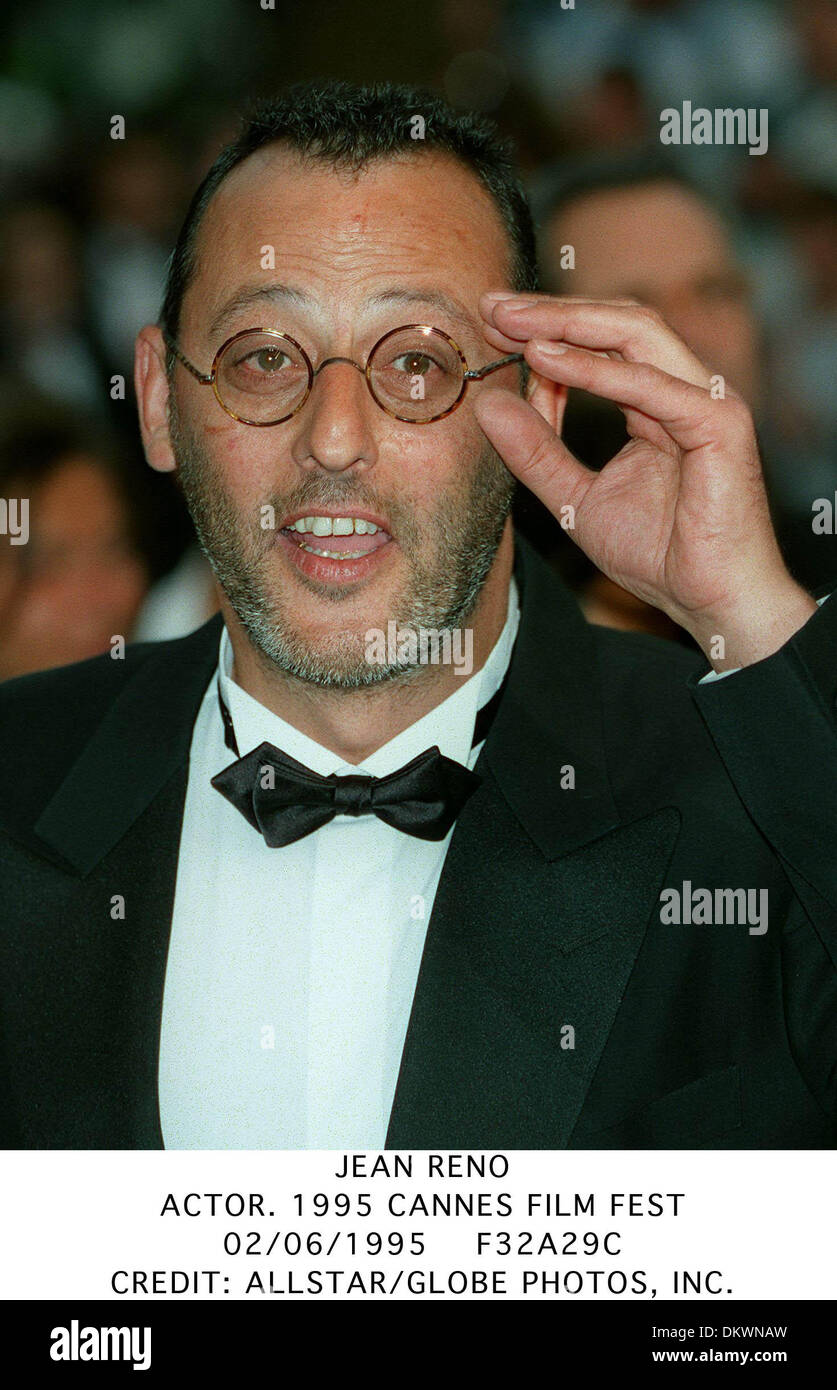 JEAN RENO.ACTOR. 1995 CANNES FILM FEST.02/06/1995.F32A29C Stock Photo ...