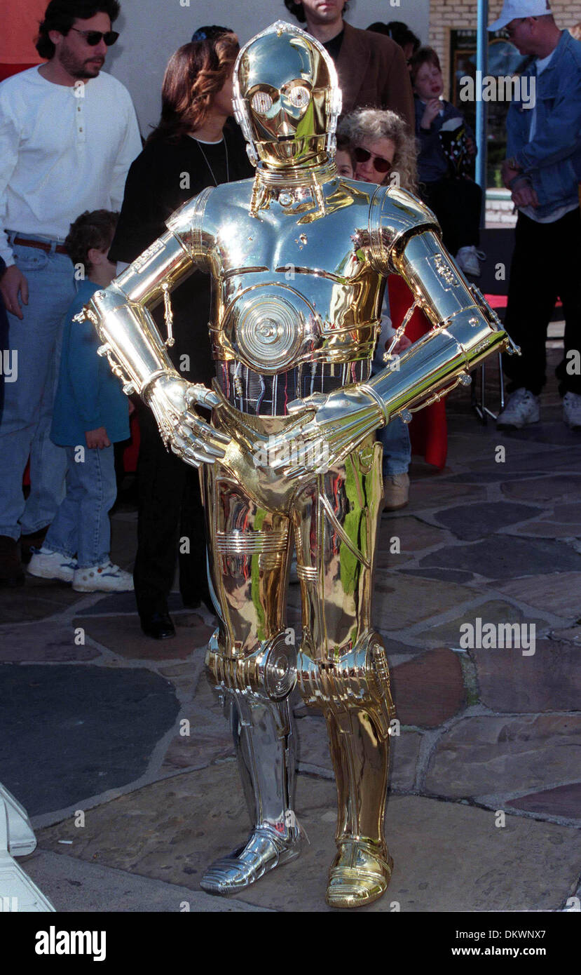 C3 P0.STAR WARS.24/01/1997.J27G16AC Stock Photo - Alamy
