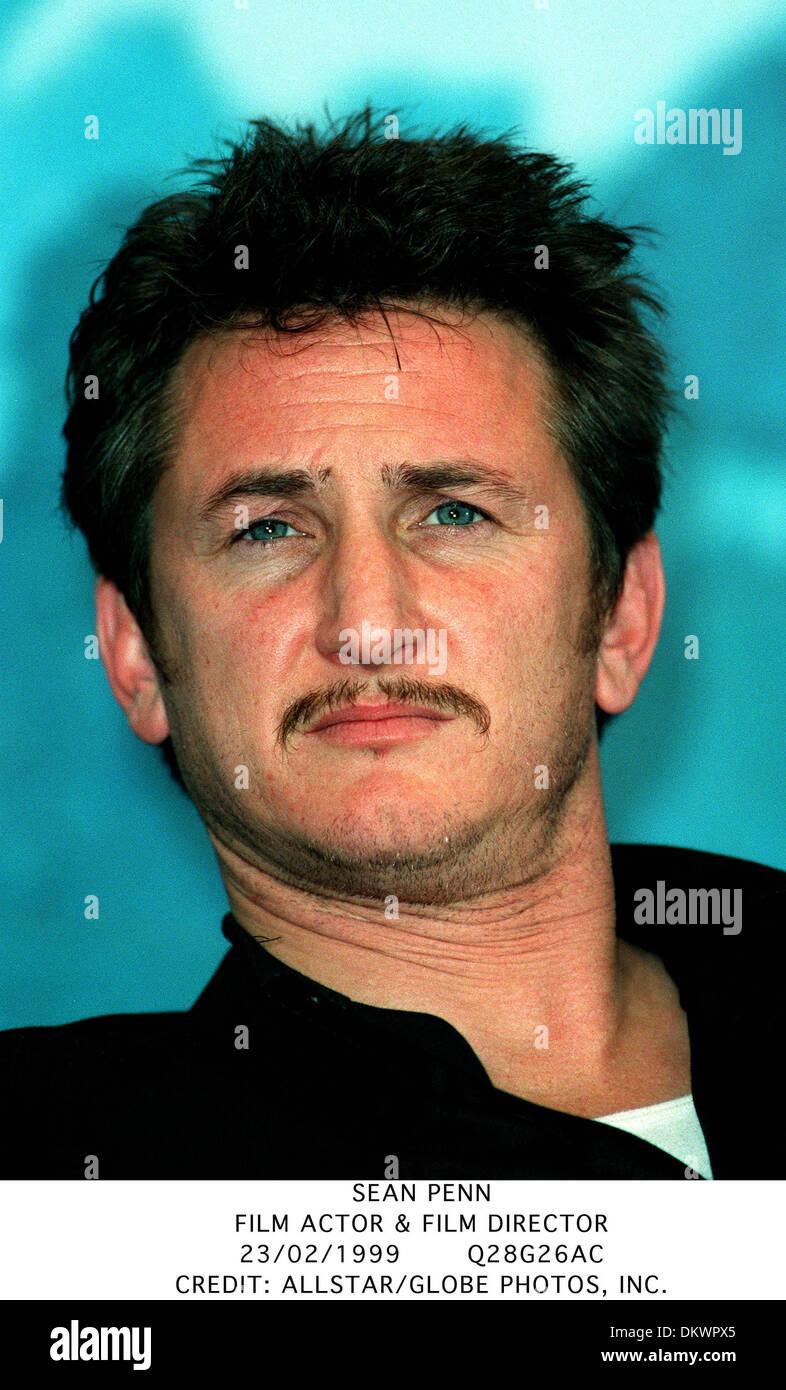SEAN PENN.FILM ACTOR & FILM DIRECTOR.23/02/1999.Q28G26AC Stock Photo ...