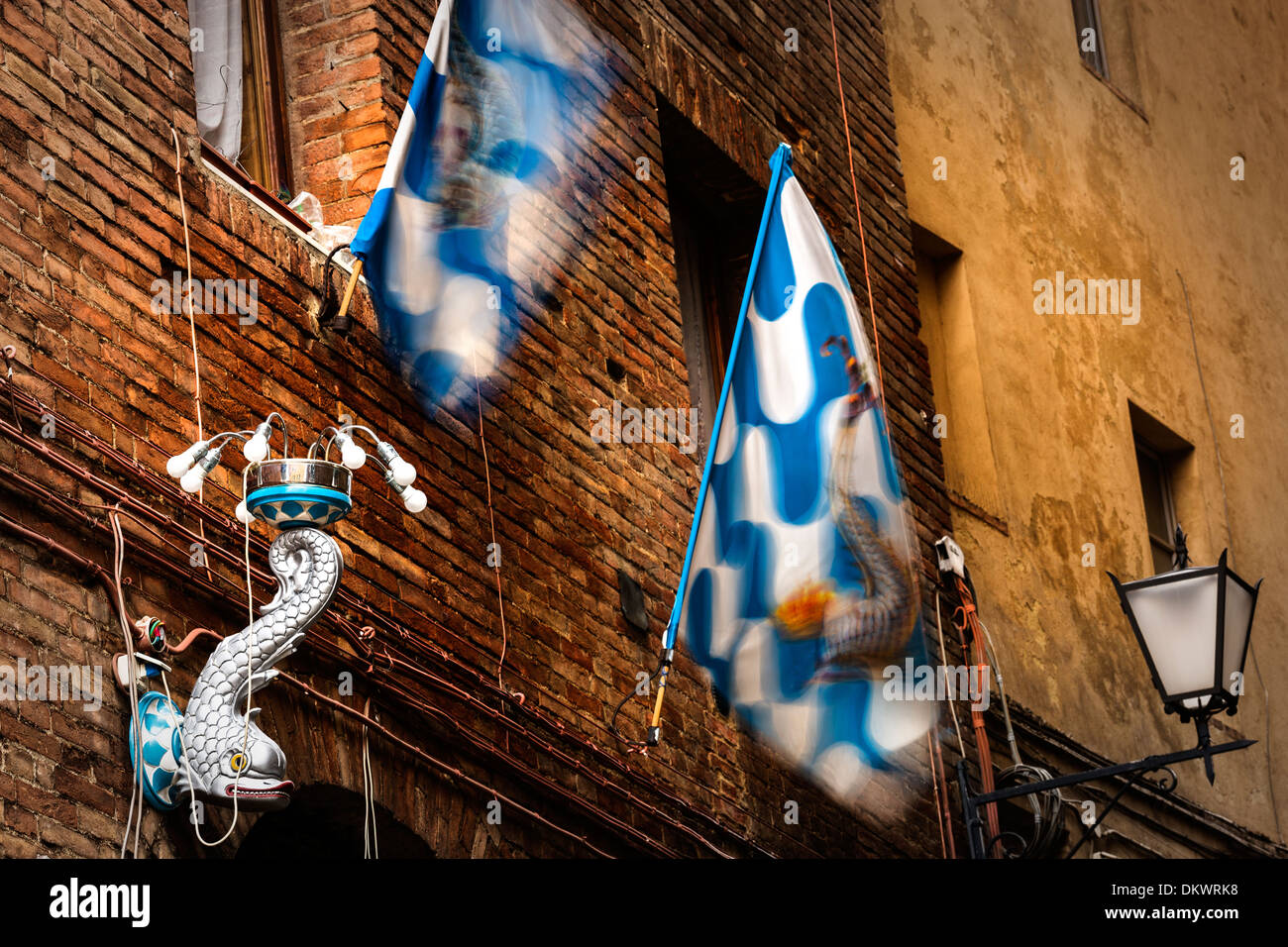 Flags onda wave contrada in hi-res stock photography and images - Alamy