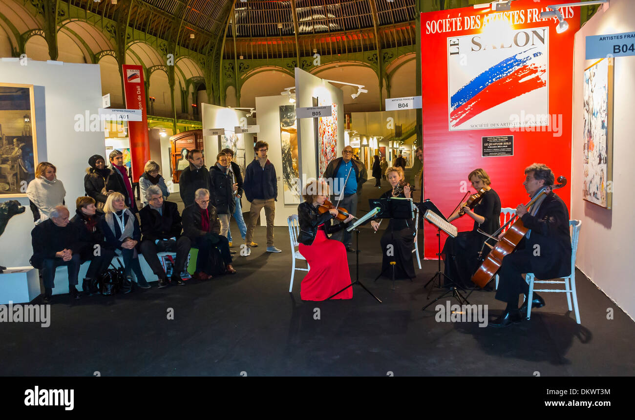 Group sitting listening inside interiors hi-res stock photography and ...