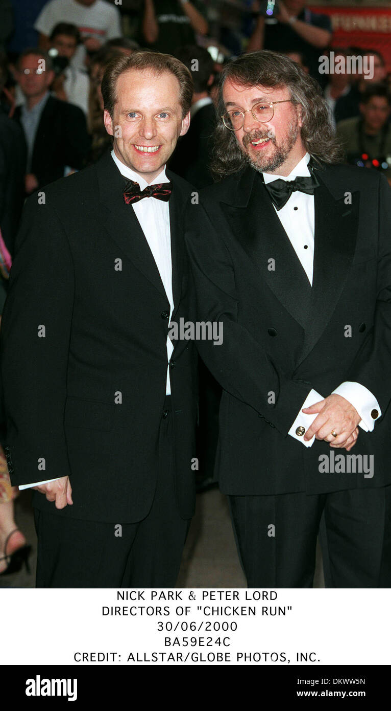 June 30, 2000 - NICK PARK & PETER LORD.DIRECTORS OF ''CHICKEN RUN''.30 ...