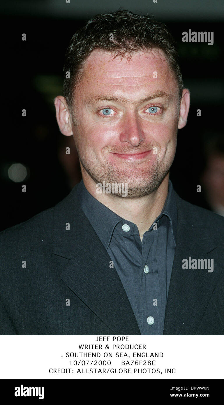 July 10, 2000 - SOUTHEND ON SEA, ENGLAND - JEFF POPE.WRITER & PRODUCER ...