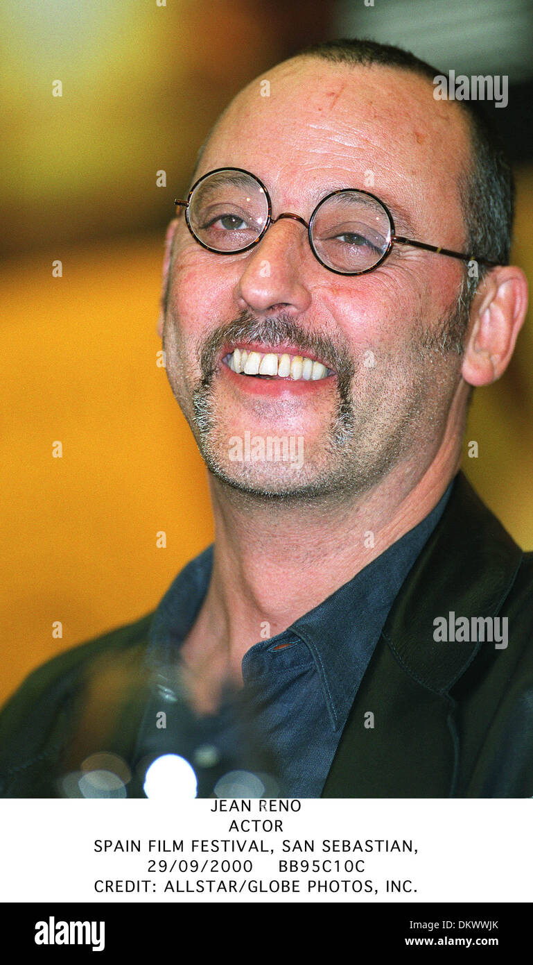 Sept. 29, 2000 - FILM FESTIVAL, SAN SEBASTIAN - JEAN RENO.ACTOR.SPAIN ...