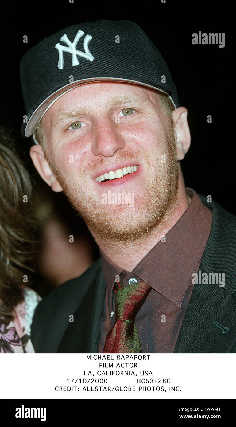 Oct. 17, 2000 - LA, CALIFORNIA, USA - MICHAEL RAPAPORT.FILM ACTOR.LA ...