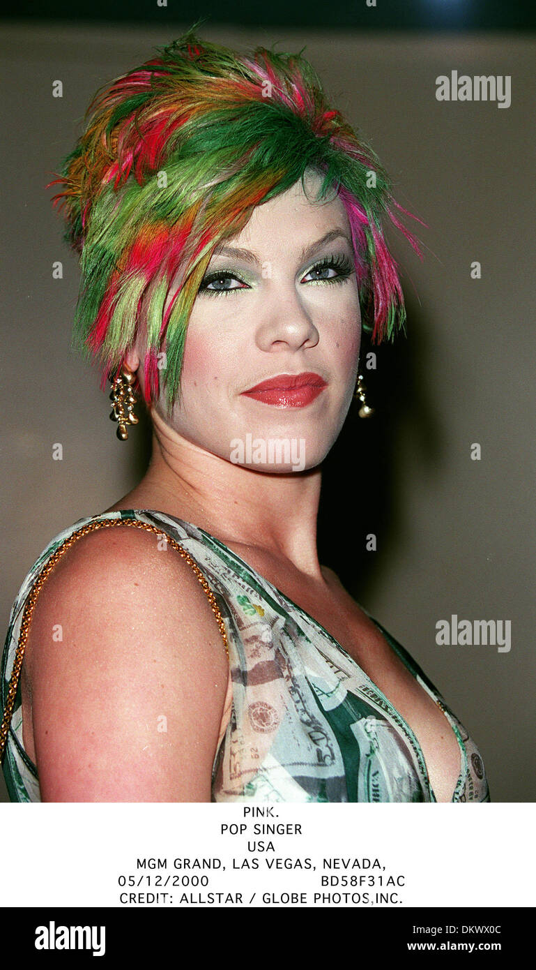 Dec. 5, 2000 - MGM GRAND, LAS VEGAS, NEVADA - PINK..POP SINGER.USA.MGM ...