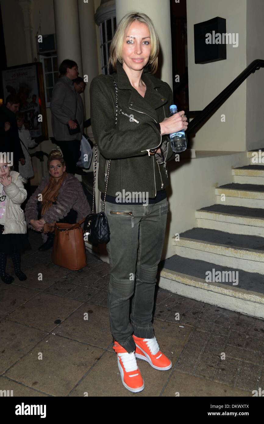 Natalie Appleton attends the 'Aladdin' celebrity press night at New ...