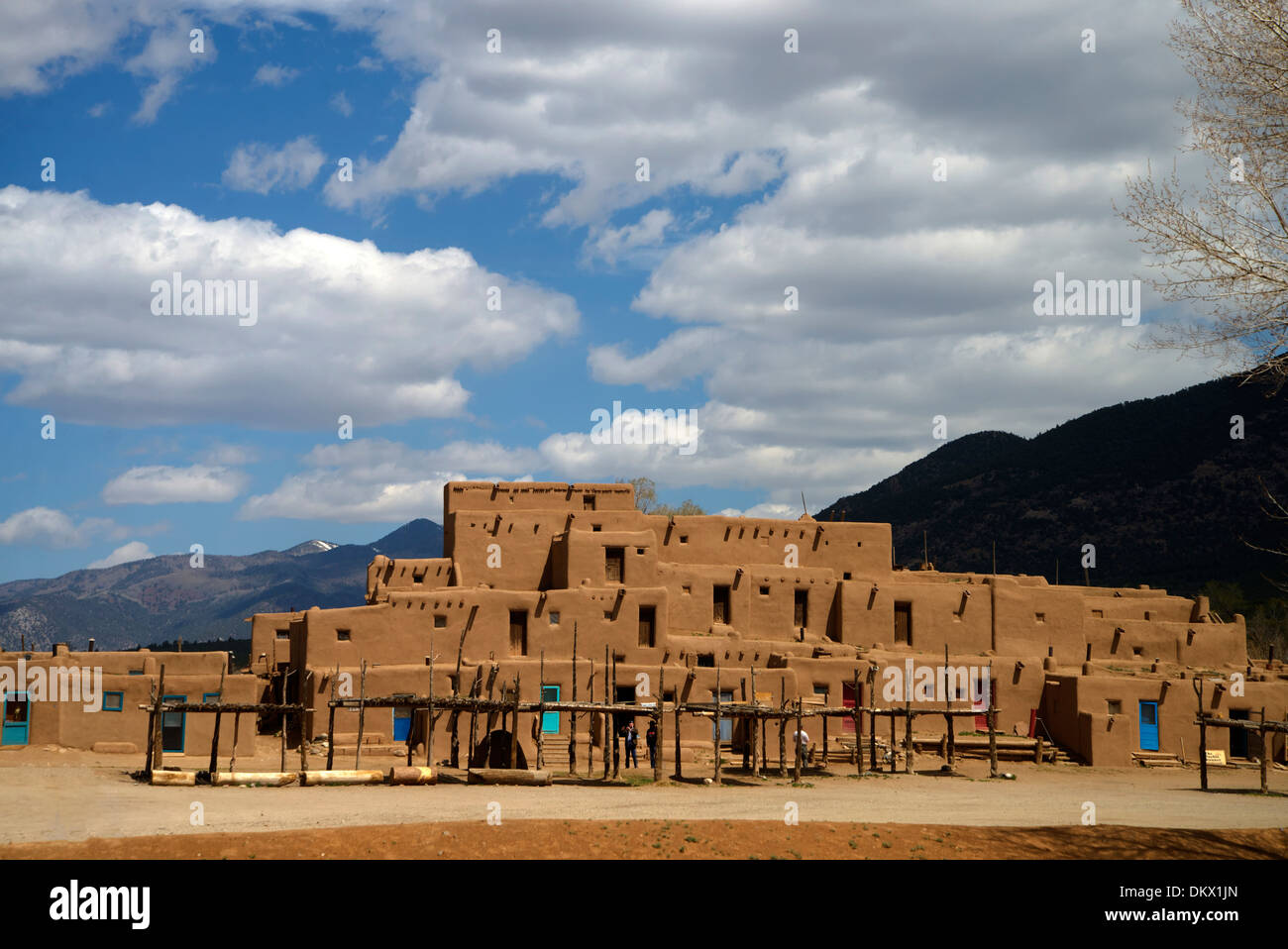 Taos, building, pueblo, USA, United States, America, New Mexico Stock ...