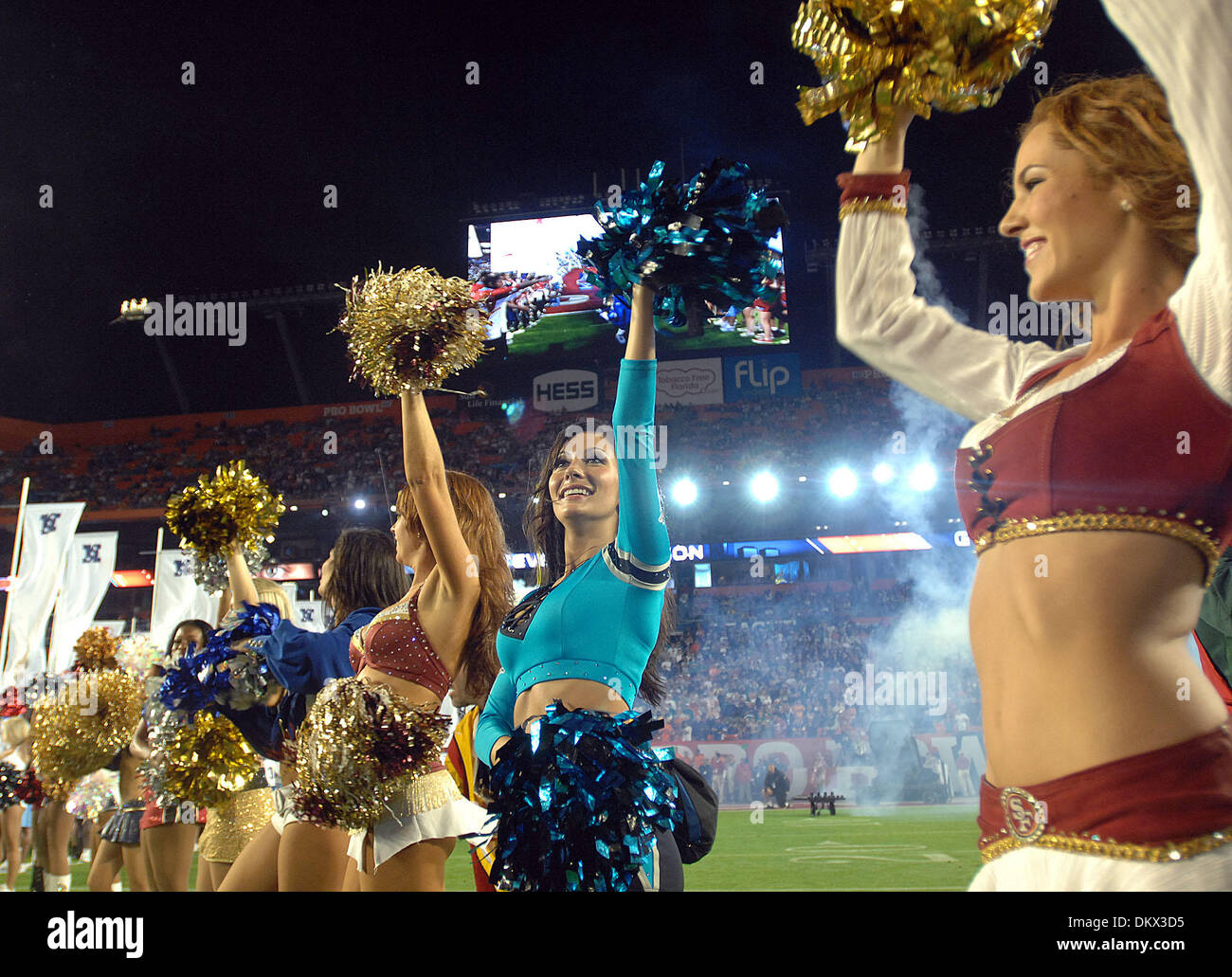 Pro bowl cheerleaders hi-res stock photography and images - Alamy