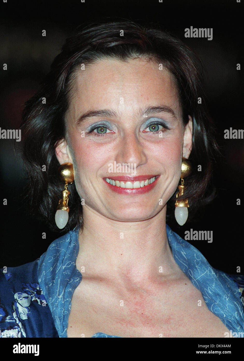 KRISTIN SCOTT THOMAS.ACTRESS. 1995 CANNES FILM FEST.02/06/1995.F35F25C ...