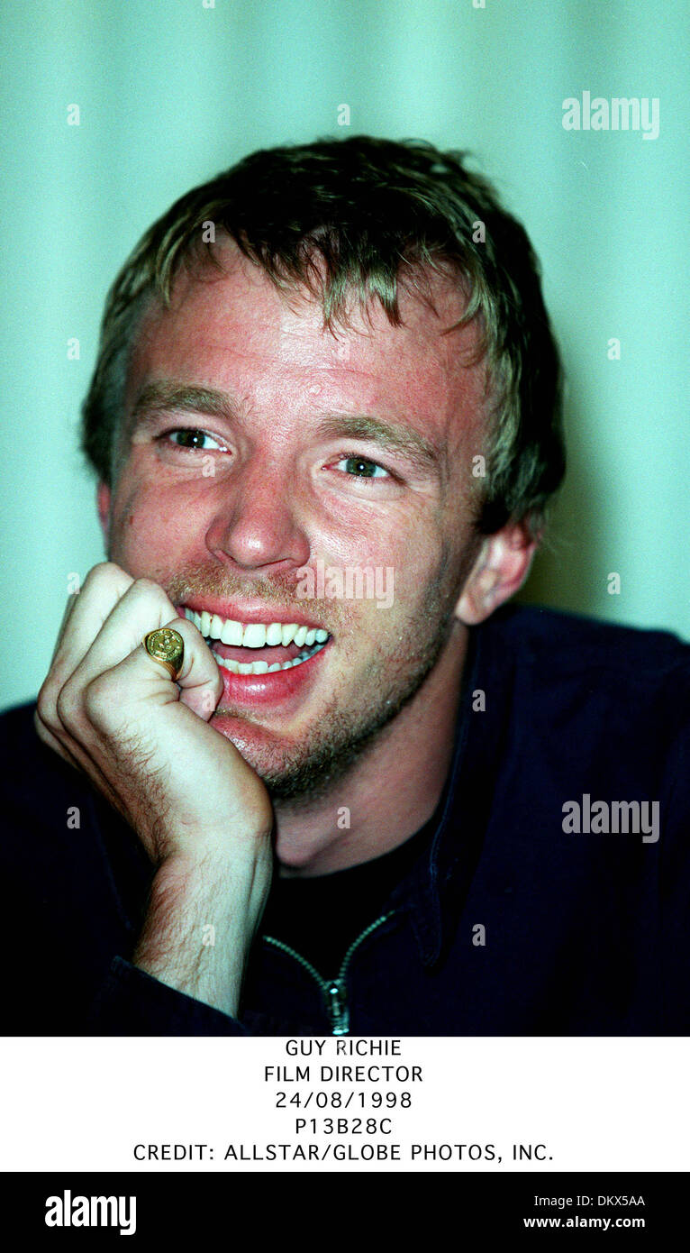 GUY RICHIE.FILM DIRECTOR.24/08/1998.P13B28C Stock Photo - Alamy