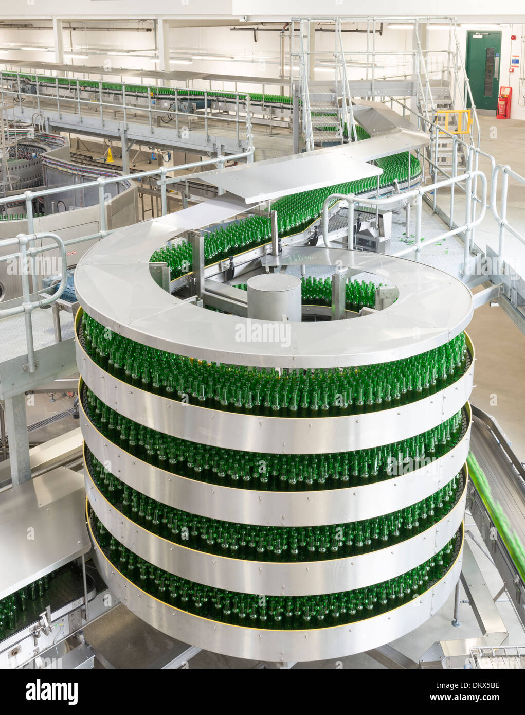 A beer bottling factory Stock Photo - Alamy