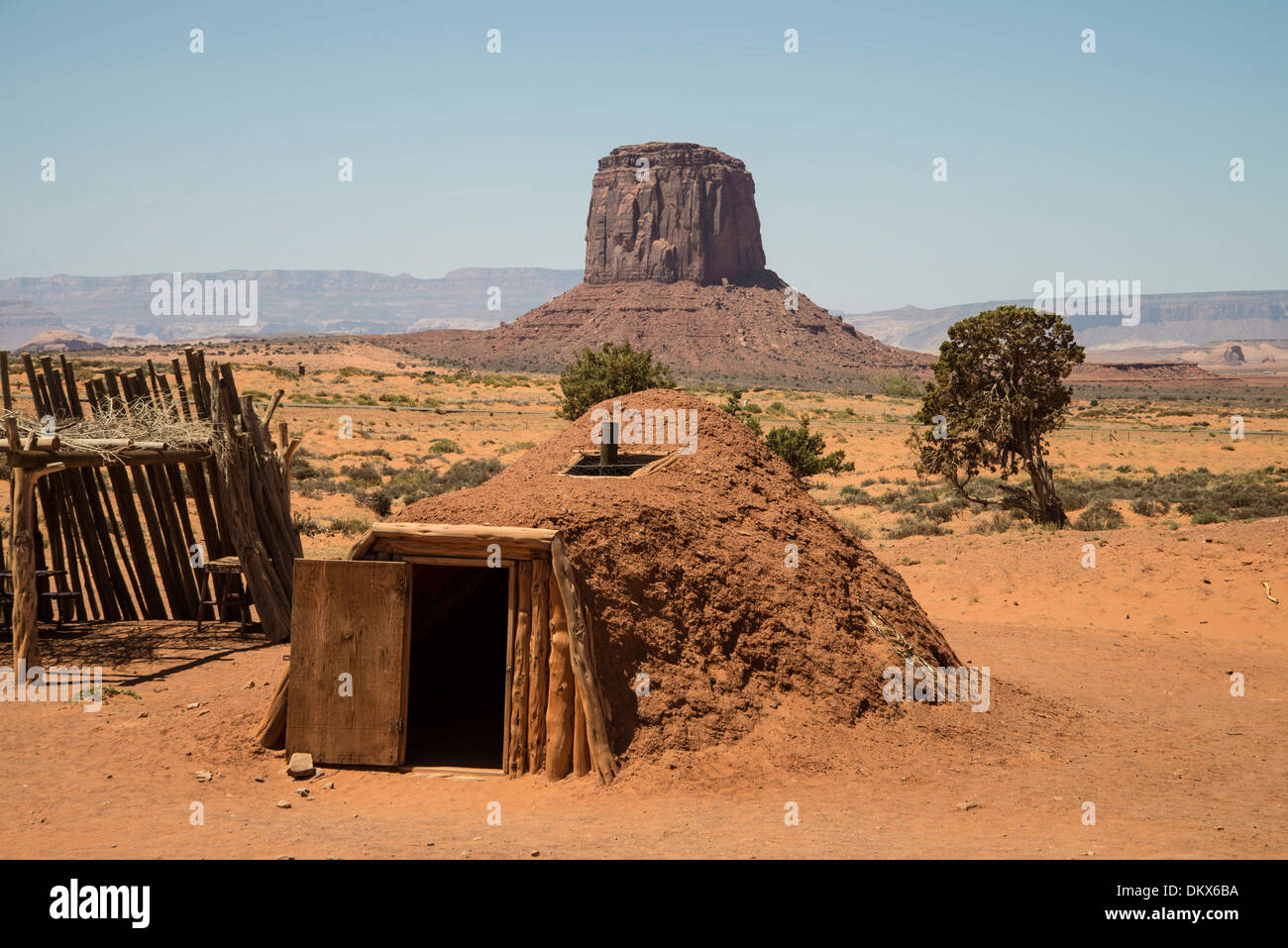 Hogan, hut, monument valley, USA, United States, America, Arizona ...