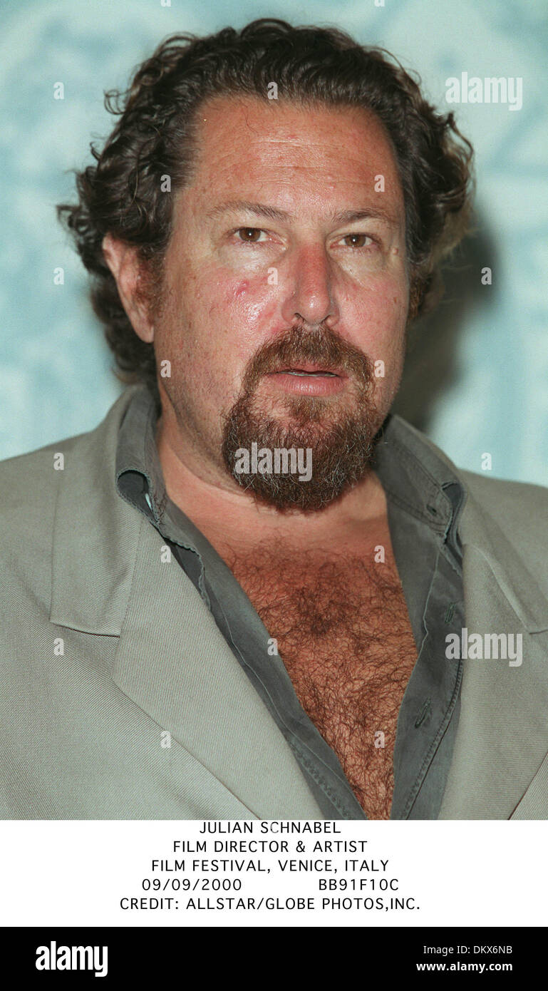 Sept. 9, 2000 - FILM FESTIVAL, VENICE, ITALY - JULIAN SCHNABEL.FILM ...