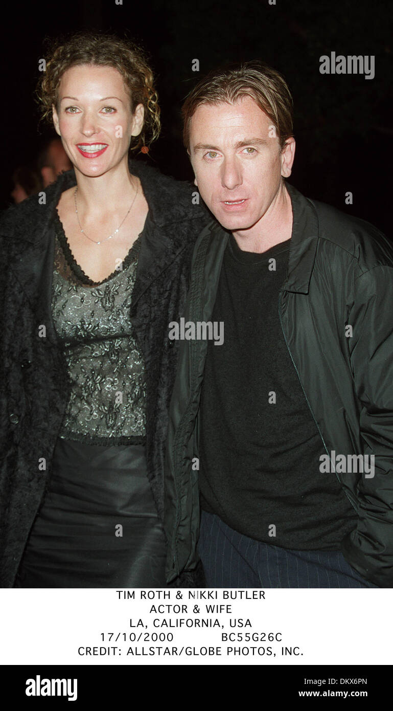 Tim roth wife nikki butler hi-res stock photography and images - Alamy