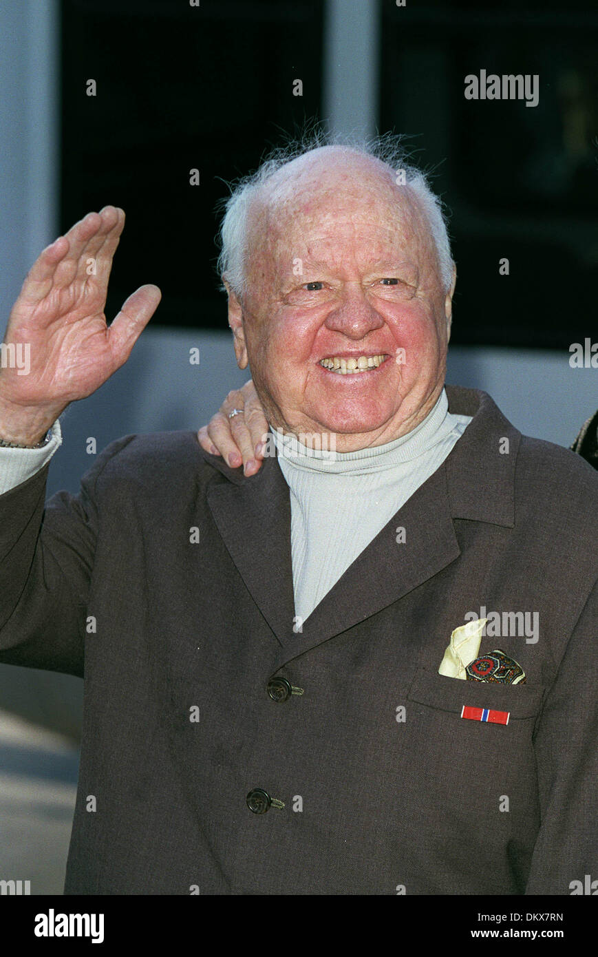 MICKEY ROONEY.ACTOR.HOLLYWOOD, LOS ANGELES, USA.28/07/2001.BL29G5AC ...