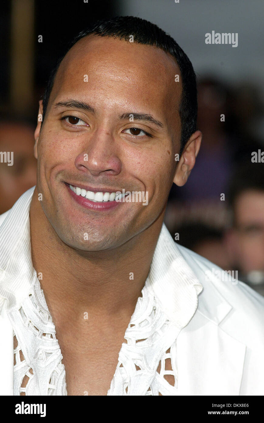 THE ROCK.WWF WRESTLER & ACTOR.SA.UNIVERSAL , LOS ANGELES, U.17/04/2002 ...